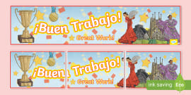 👉 Spanish: Title Display Lettering - KS2 Resource