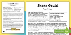 Australian Olympic Athletes Fact Sheet Pack (teacher made)