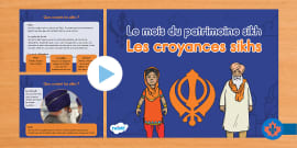 Sikh Creation Primary Story Cards French (teacher made)