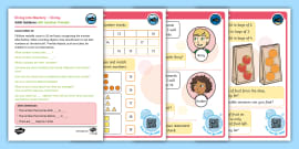 👉 EYFS Missing Number Tracks 0-20 (teacher made) - Twinkl