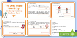 Six Nations Rugby Word Cards-Scottish (teacher made)