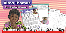KS1 Alma Thomas Themed Art Activity