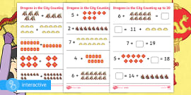 Chinese Dragon for top marks in Numbering (teacher made)