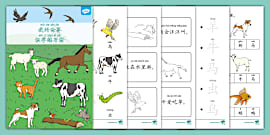 Fruit Flashcards English/Mandarin Chinese/Pinyin - Twinkl