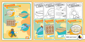 Label the Gingerbread Boy and Girl Activity (teacher made)