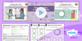 Y4 Convert between Analogue and Digital Times PlanIt Maths Lesson 5