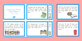 Common Core Advanced Multiplication Word Problem Task Cards