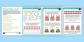 Division by Equal Sharing Word Problems - KS1 Resources