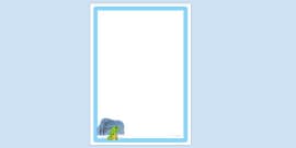 FREE! - 😊 Sad Emoji Page Border | Page Borders | Twinkl