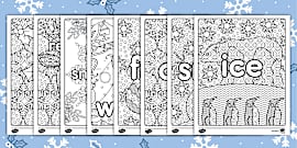 Winter Mindfulness Colouring Pages
