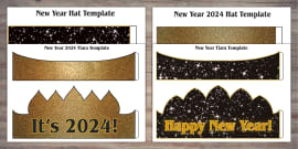 2024 New Year Crown | New Year Crafts (teacher made)