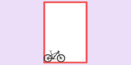 Bike Page Border Pack - Bike Page Border Pack (teacher made)