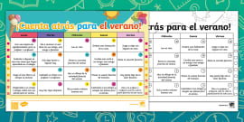 Ficha de actividad: Bingo - Actividades de verano - Twinkl