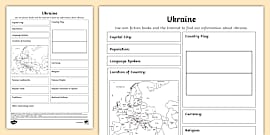 KS2 Ukraine Fact File - Twinkl