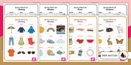 FREE Spring Word Mat | Educational Resources | Twinkl USA