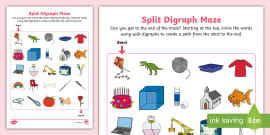 Phase 5 Split u-e Digraph Word Search (teacher made)