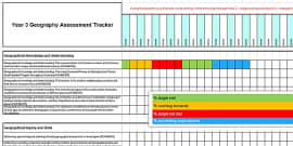 Australian Curriculum Year 5 Geography Assessment Tracker