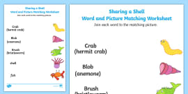 FREE! - Word Search to Support Teaching on Sharing a Shell