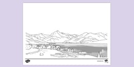 FREE! - Map of New Zealand Colouring | Colouring Sheets