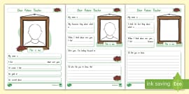 Dear New Teacher Worksheet / Worksheet - KS2 Transition Resources