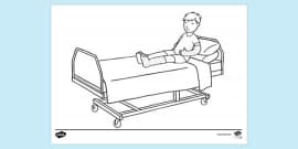 FREE! - Plaster Colouring Sheet - Printable Primary Resources