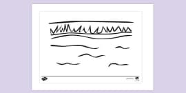 FREE! - River Course Colouring Sheet | Teaching Resources | Twinkl