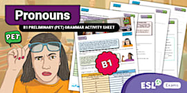 B1 Preliminary (PET) - Causative Grammar Sheet