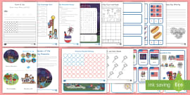 Independence Day I Spy Activity for K-2nd Grade - Twinkl