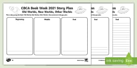 CBCA Book Week 2021 Themed Border Writing Templates - Twinkl