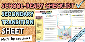 Transition Passport Activity Booklet