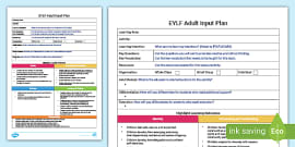EYLF and NQS Daily Plan Template (teacher made) - Twinkl