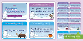 Winter ESL Questions Cards | ESL | Twinkl - Twinkl