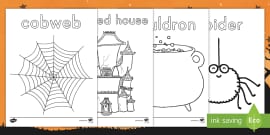 Halloween Word Cards (teacher made) - Twinkl