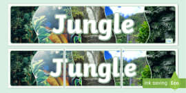 The Jungle Book Display Banner (teacher made) - Twinkl
