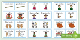Behaviour Cards (teacher made) - Twinkl