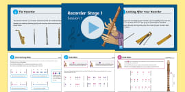 Recorder Basics (teacher made) - Twinkl