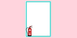 FREE! - Fire Truck Page Border | Page Borders | Twinkl