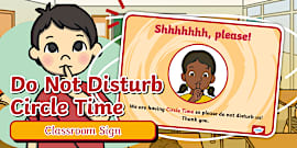 Do Not Disturb Sign
