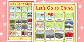 China Flash Cards - china, flashcards, flash cards, country