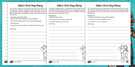 Simple Sentence Writing Prompt Pictures PowerPoint - basic