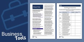 Biting Avoidance Procedure for Childminders (teacher made)