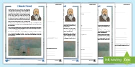 Claude Monet Impressionist Art Resources - Twinkl