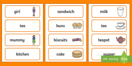 The Tiger Who Came to Tea Sequencing Cards