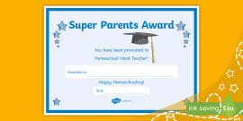 Most Valuable Parent Certificate - Parents - F-6 - Twinkl