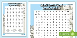 Castle Ward Word Search (teacher made) - Twinkl