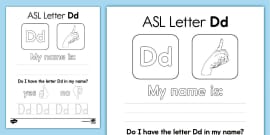 Letter D Worksheet and Activity Pack (Teacher-Made) - Twinkl