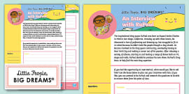 FREE! - RuPaul Colouring Pages | Little People, Big Dreams | Twinkl