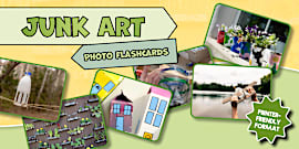 Junk Modelling Materials | Junk Model Picture Flashcards