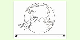 FREE! - Concorde Colouring Sheet - Primary Resources