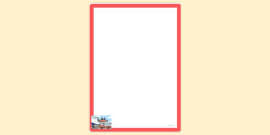 FREE! - Plane Page Border (teacher made) - Twinkl
